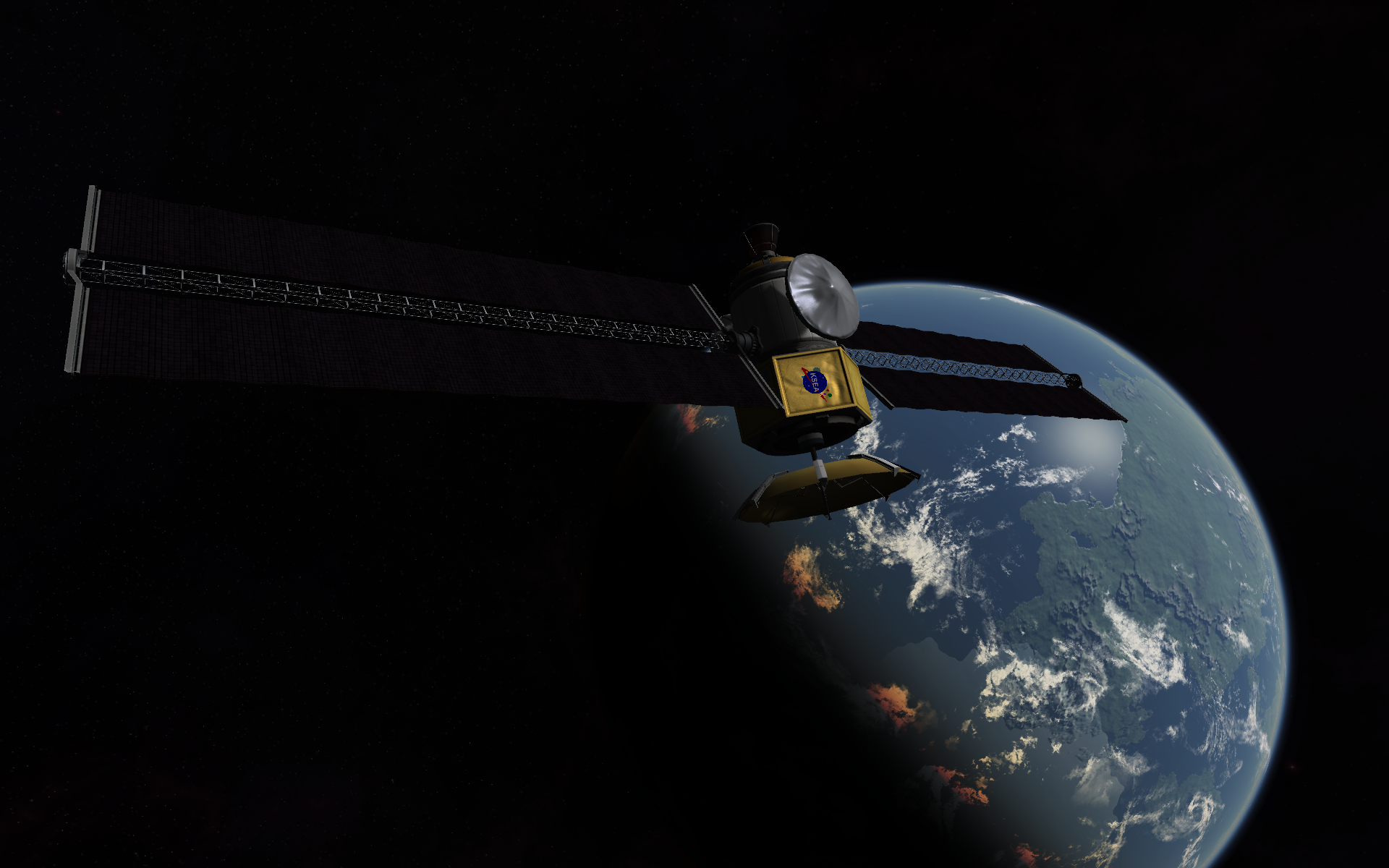 Year 4, Day 121 (KerbStar Relay Satellite Network Launched) | Kerbal ...