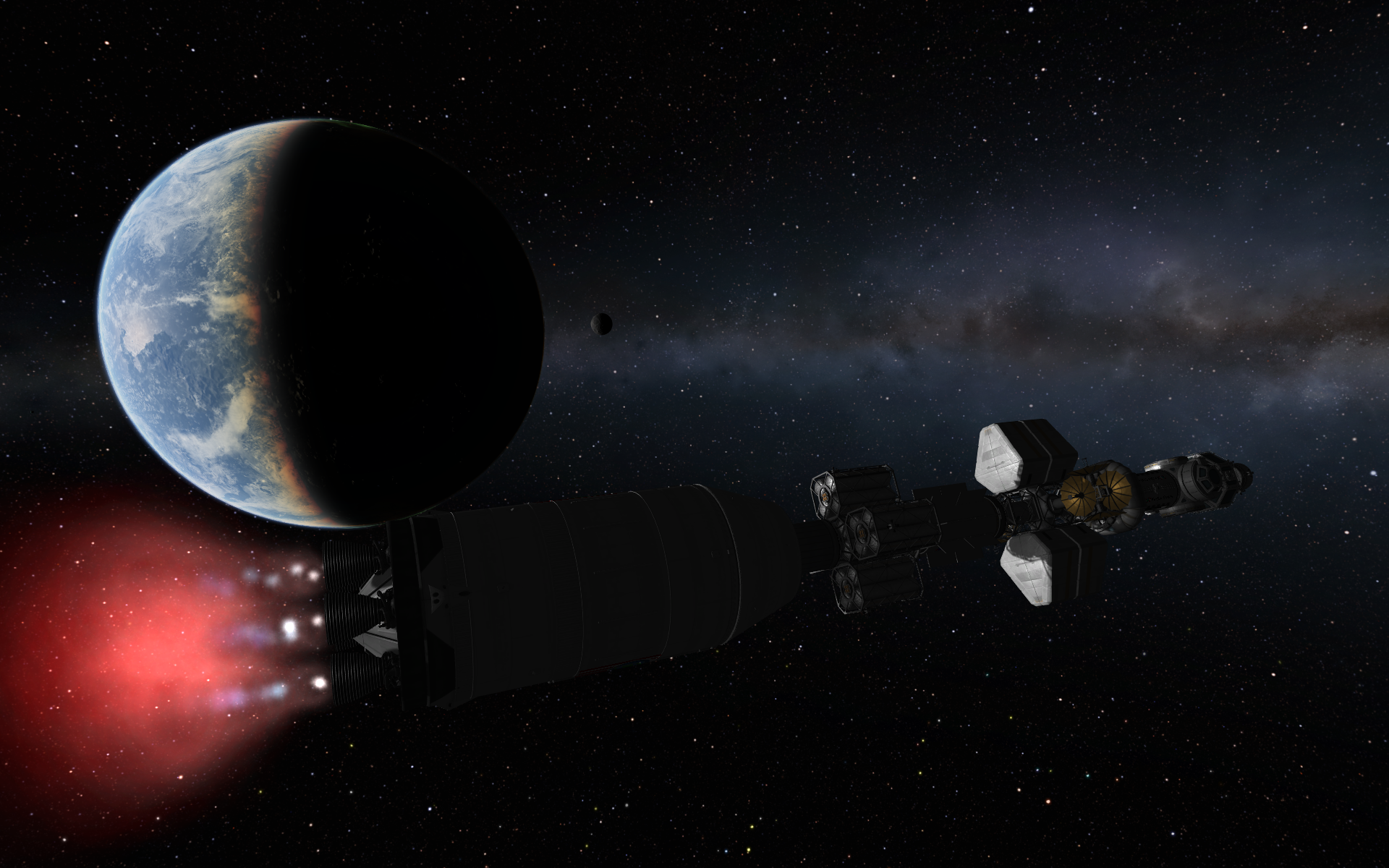 Year 22, Day 1 (Sarnus Station Launches!) | Kerbal States | Kerbin ...